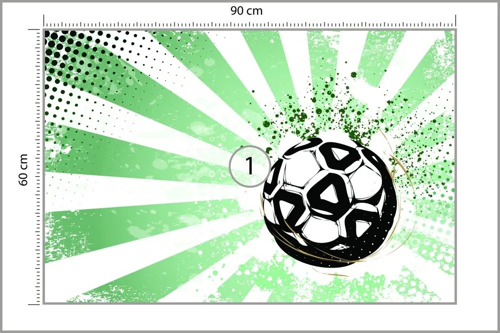 Fototapeta Fotbalové Hvězdy I Omyvatelný vlies 135x90