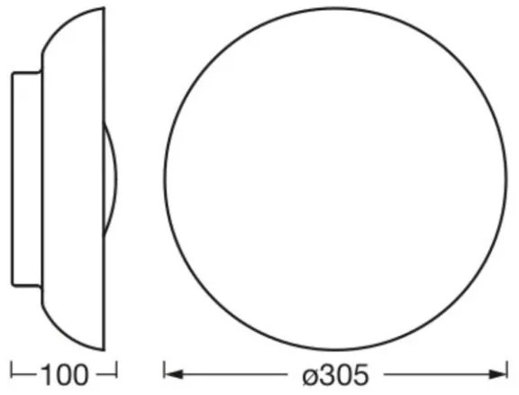 Ledvance - Stropní svítidlo ORBIS MILAN 2xE27/10W/230V