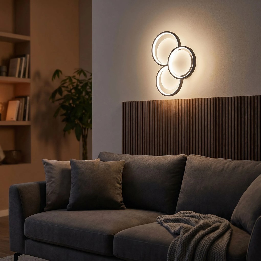 Toolight Toolight, LED stropní svítidlo, 30W, 4000K, 1500lm, APP1919-C, černá, OSW-66063