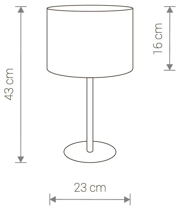 Stolná lampa Nowodvorski HOTEL GRAY I 9301