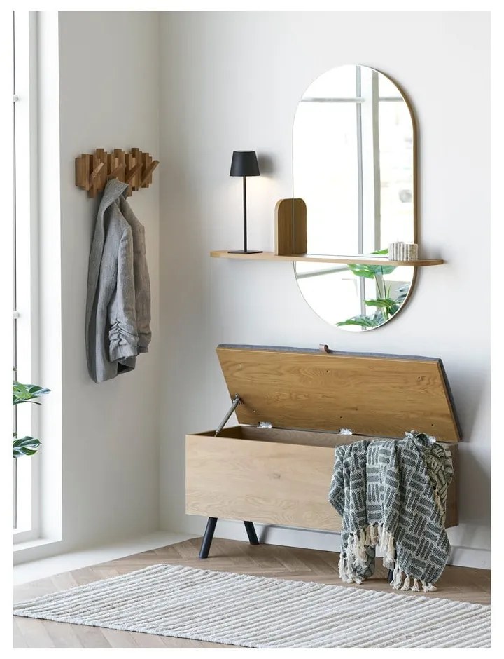 Truhla v dekoru dubu v přírodní barvě 92x48x33 cm Barco – House Nordic