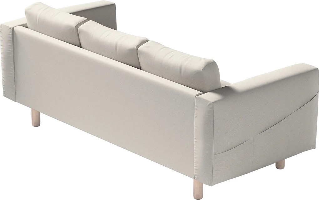 Potah na pohovku IKEA Norsborg 3-místná barva šedá látka pletený vzor