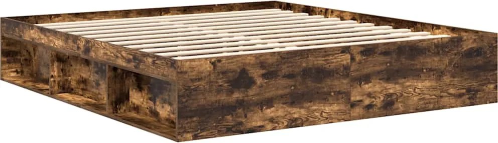 Rám postele kouřový dub 180 x 200 cm Super King Size 3203884