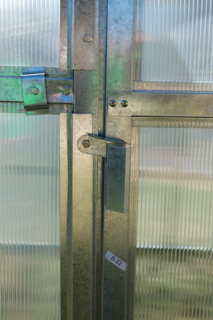 G21 zahradní skleník GZ 59 polykarbonát 4 mm 251 x 311 cm