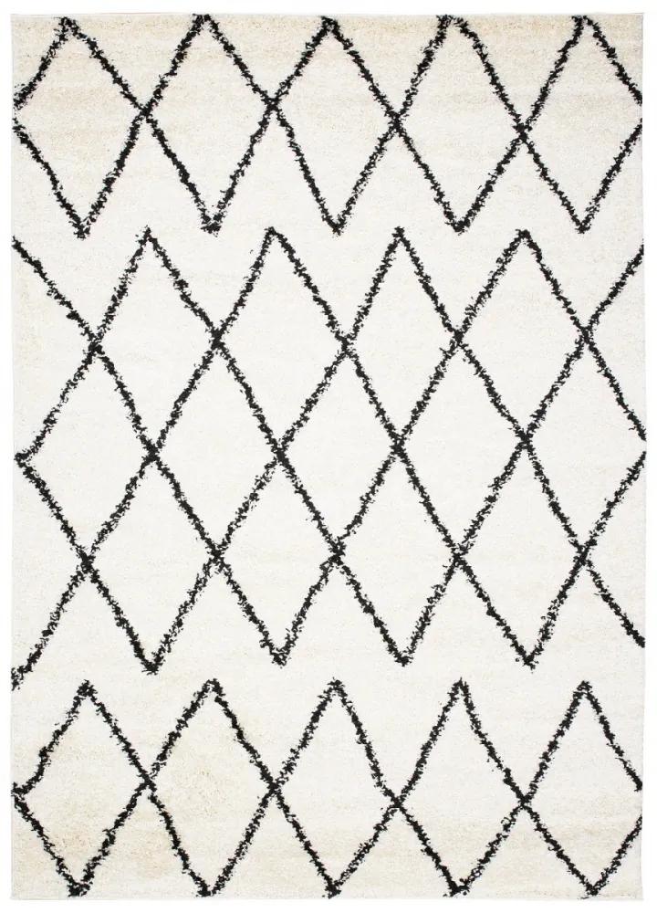 Kusový koberec shaggy Primka krémový 300x400cm