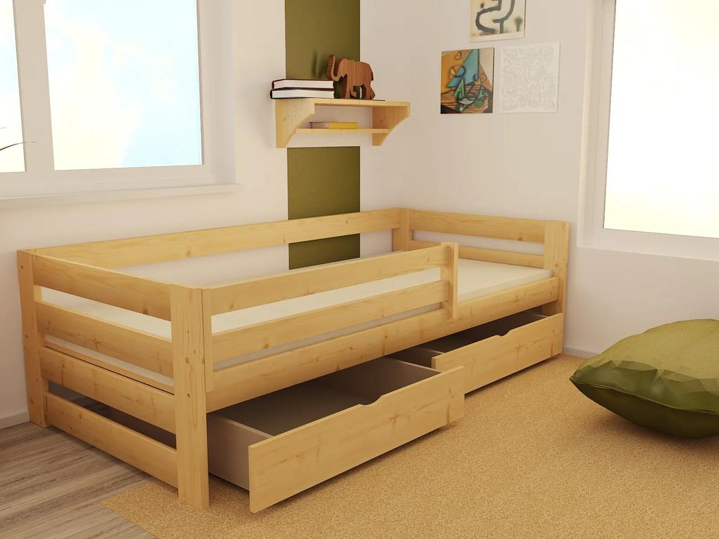 Dětská postel masiv 025 borovice masiv 90 x 200 cm přírodní