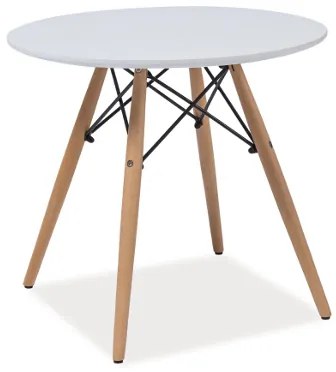 Konferenční stolek SOHO bílá/buk