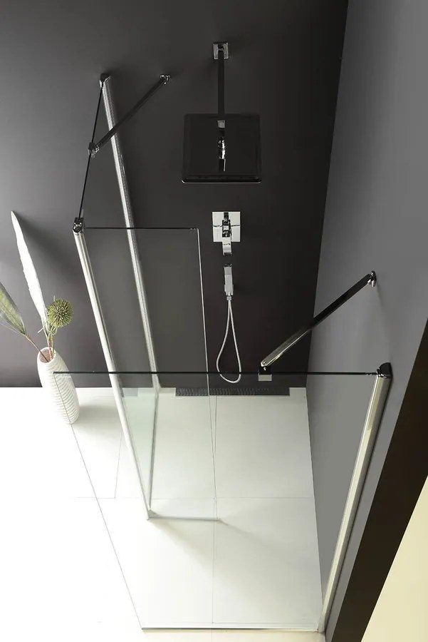 Polysan Polysan, MODULAR SHOWER stěna pro instalaci na zeď, pro připojení otoč.panelu 1000 mm, MS3A-100