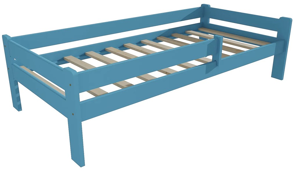 Vomaks Dětská postel DP 012 se zábranou Rozměr: 70 x 160 cm, Barva: barva modrá