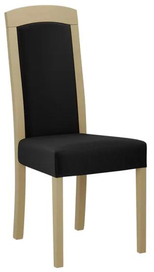 Čalouněná jídelní židle Heven VII, Barva dřeva: černý, Potah: Soro 28