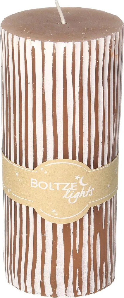 Svíčka Renee 15cm brown