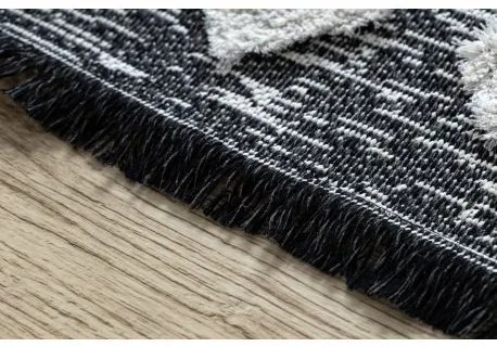 koberec ECO SISAL BOHO MOROC Etno Cik cak 22319 střapce dvě ú velikost 117x170 cm | krásné koberce cz