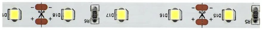 BERGE LED pásek 3528 - 12V - 4,8W - IP20 - 1M - teplá bílá