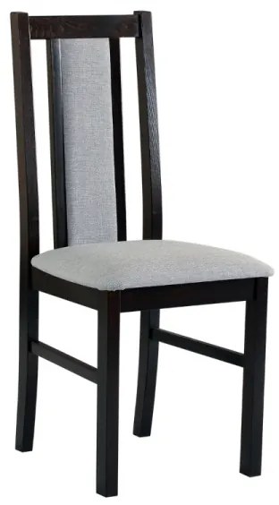 Drewmix jídelní sestava DX 3 odstín dřeva (židle + nohy stolu) černá, odstín lamina (deska stolu) grandson, potahový materiál látka