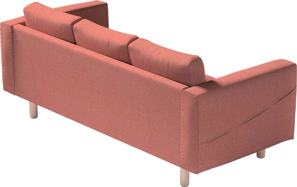 Potah na pohovku IKEA Norsborg 3-místná barva hnědá látka pletený vzor