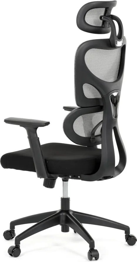 Kancelářská židle KA-K2080 GREY, houpací mechanismus, šedá (69 x 62) cm