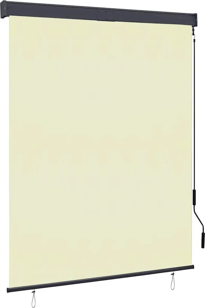 Venkovní roleta 140 x 250 cm krémová 145971