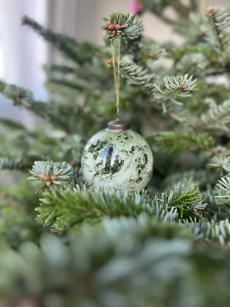 Sada vánočních ozdob - skleněné koule Bloomingville Loba Ornament | barevná