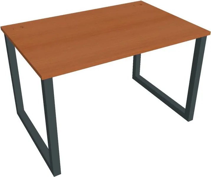 Kancelářský pracovní stůl Hobis USO 1200, bílá RAL 9016, deskabuk