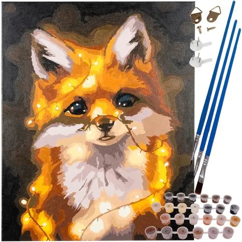 Malování podle čísel 40x50cm - liška Maaleo 22782 75909