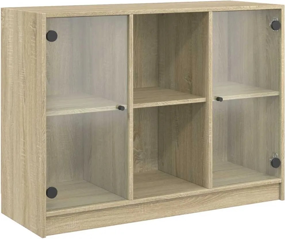 Příborník dub sonoma 102 x 37 x 75,5 cm kompozitní dřevo 3295873