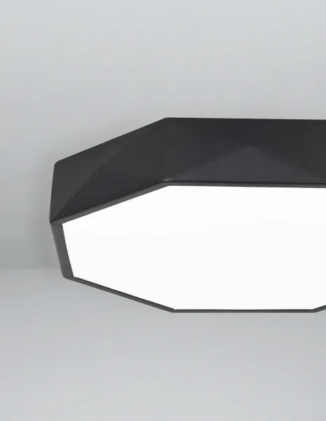 LED stropní svítidlo Eben 40 černé