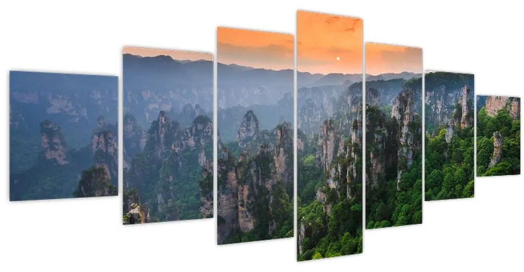 Obraz - Národní lesní park Zhangjiajie (210x100 cm)