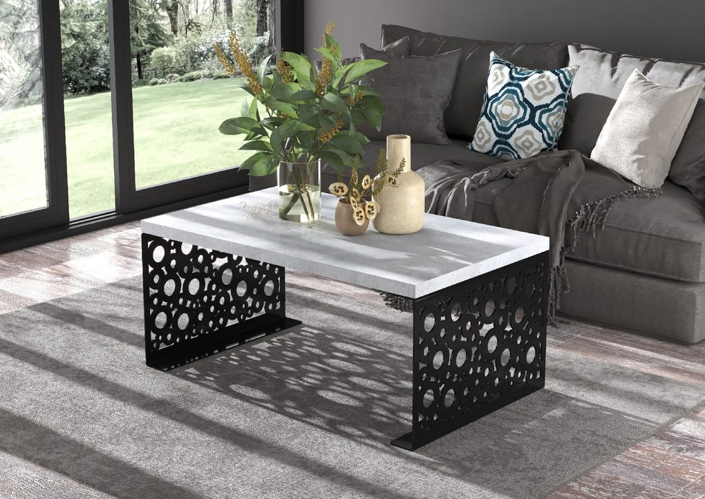 ADRK Furniture Konferenční stolek RINA 100x60 CT-RIN-B-BE