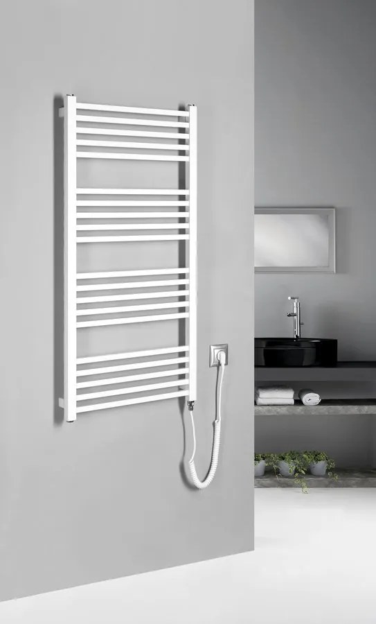 Sapho Sapho, METRO-E elektrické topné těleso, rovné, 500x1060 mm, 400 W, bílá, ME410