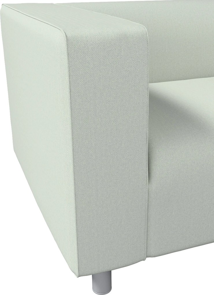 Potah na pohovku IKEA Klippan 2-místná barva modrá látka pletený vzor