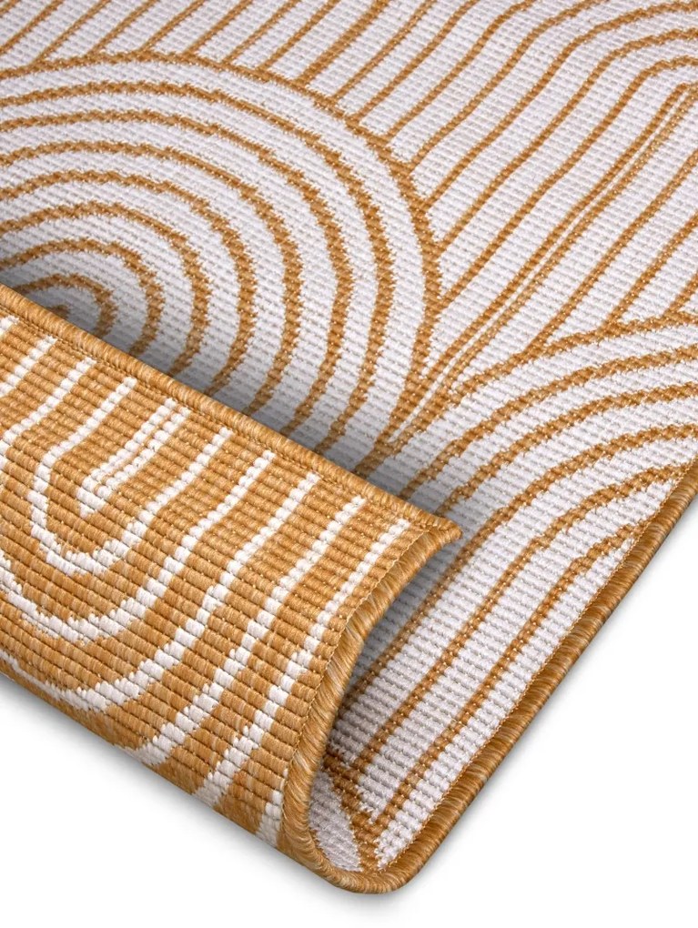 Hanse Home, Kusový koberec Pangli 105849 Ochre – na ven i na doma, 120x170, žlutá, chodba / předsíň