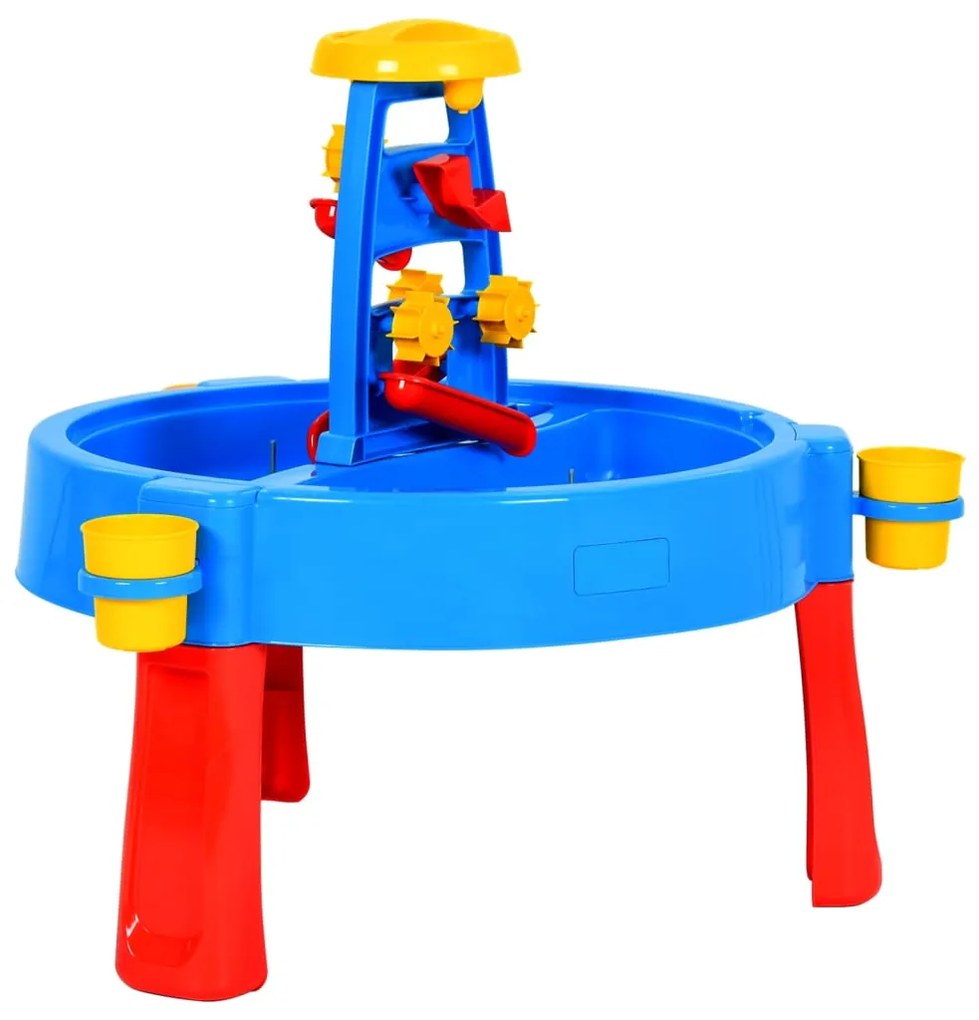80371 vidaXL Dětský stolek na vodu a písek 3 v 1