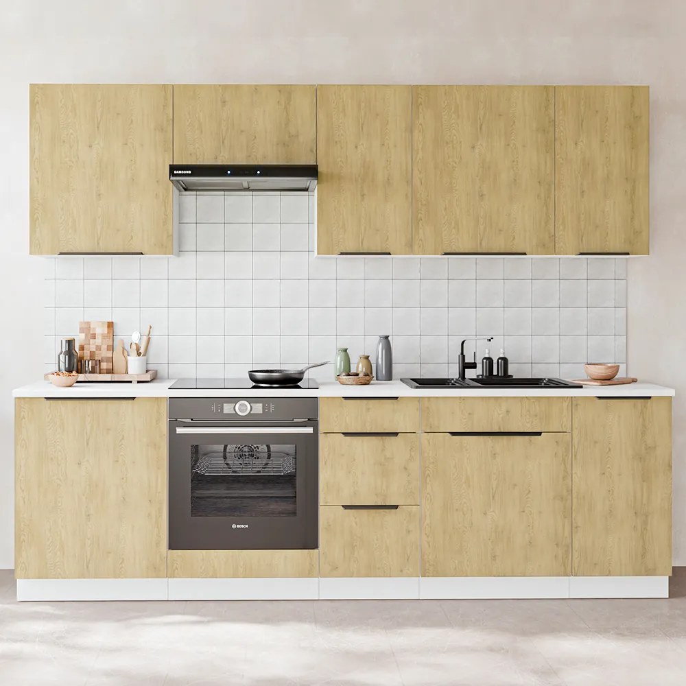 CREMONA bc | dolní skříňka 80 ZL 2F dřezová | 80 cm | bílá/cremona
