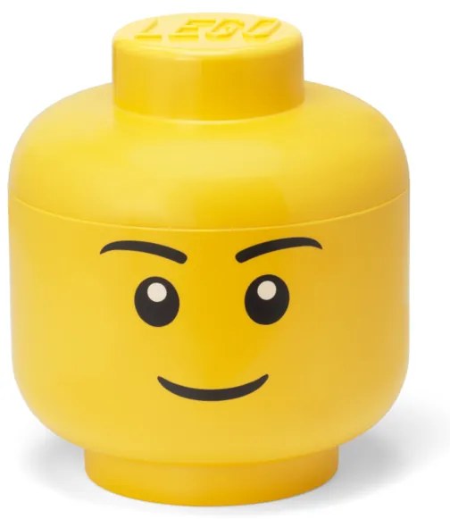 Úložný box lego úložná hlava (velikost l) - chlapec