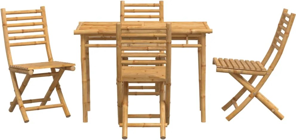 5dílný zahradní jídelní set bambus 3278520