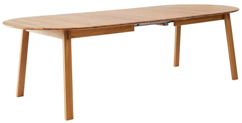 Rozkládací jídelní stůl s přídavnou deskou z dubového dřeva 100x220 cm Amalfi – Hammel Furniture