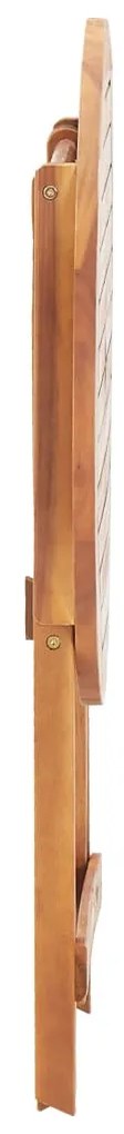 vidaXL Skládací zahradní stůl 60 x 75 cm masivní akáciové dřevo [46346]