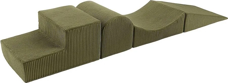 Khaki pěnové hřiště 3 ks výška 30 cm 45x193 cm – Meowbaby