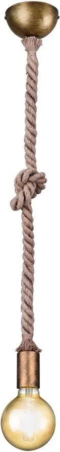 Závěsné svítidlo v mosazné barvě ø 12 cm Rope – Trio
