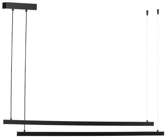 Argon 8838 - LED Lustr na lanku MIAMI LED/74W/230V 3000K černá