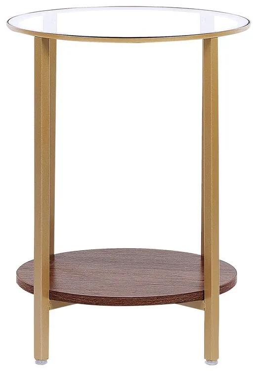 Příruční stolek Libza (zlatá). 1080919