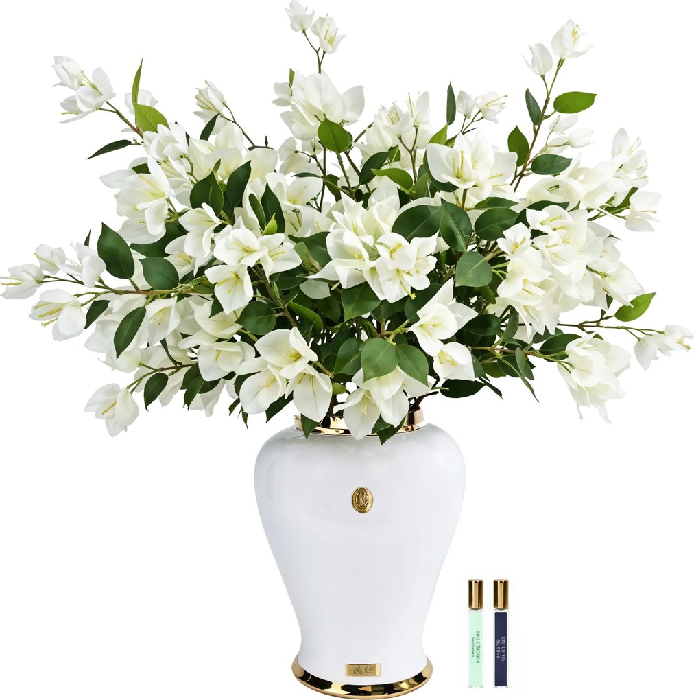 Côte Noire Imperial Bougainvillea parfémovaná kytice Ivory White