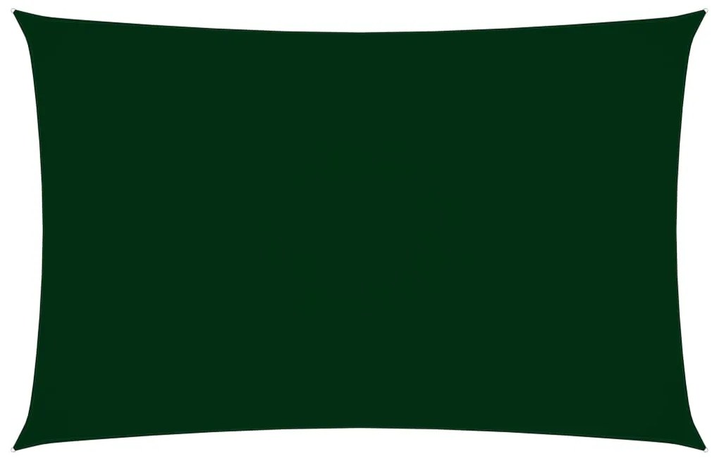 vidaXL Stínící plachta oxfordská látka obdélníková 2x5 m tmavě zelená