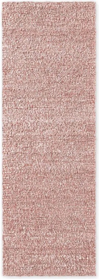 Starorůžový ručně tkaný běhoun z materiálu bouclé 80x200 cm Notting Hill Portobello – Ted Baker