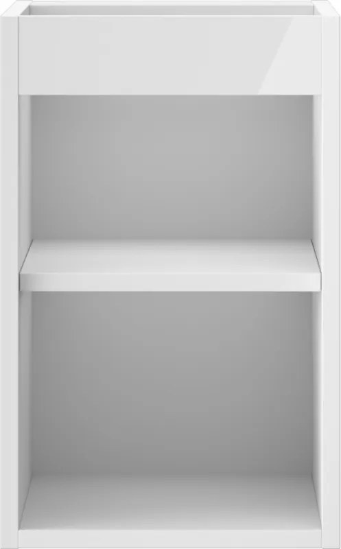 Mexen Box-A, závěsná skříňka 30 cm, bílá lesklá, 91AX1-0300-470-1-00