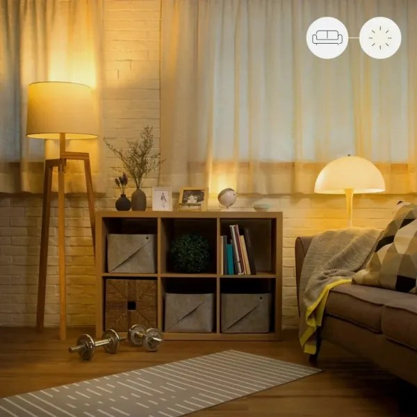 SADA 2x LED Stmívatelná žárovka A60 E27/9W/230V 2700K Wi-Fi + DO - WiZ
