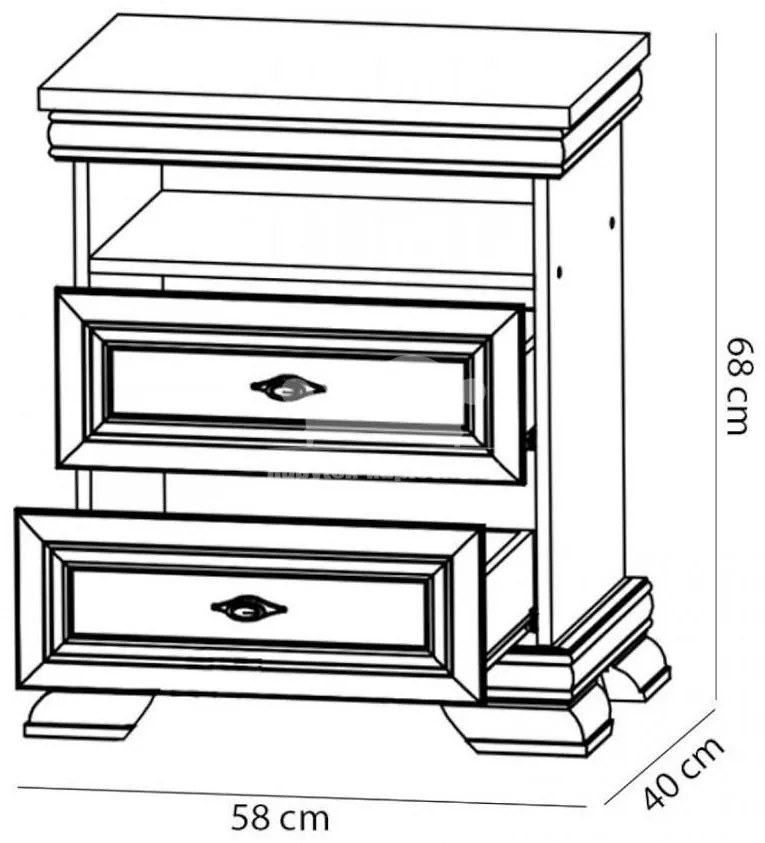Noční stolek Kora KSN