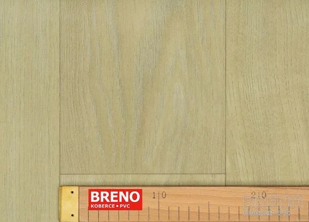 Breno PVC BLACKTEX Oakland 336M - světlé dřevo, šíře 400 cm