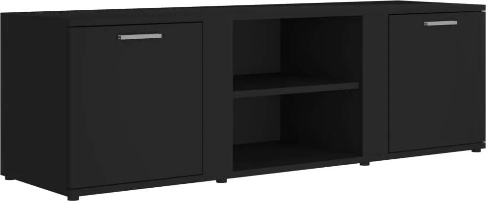 vidaXL TV stolek 120 x 34 x 37 cm dřevotříska [801162] Barva: Betonová šedá