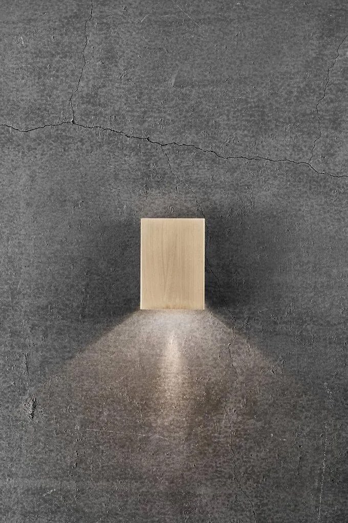 NOR 2019041035 Venkovní nástěnné svítidlo Fold 10 2x3,5W LED mosaz čirá - NORDLUX